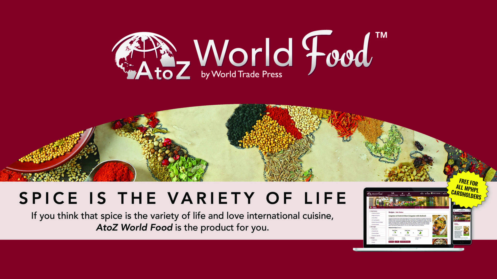 MPHPL Cardholders Have Free Access AtoZ World Food Database - Mishawaka ... MPHPL Cardholders Have Free Access AtoZ World Food Database - Mishawaka ...